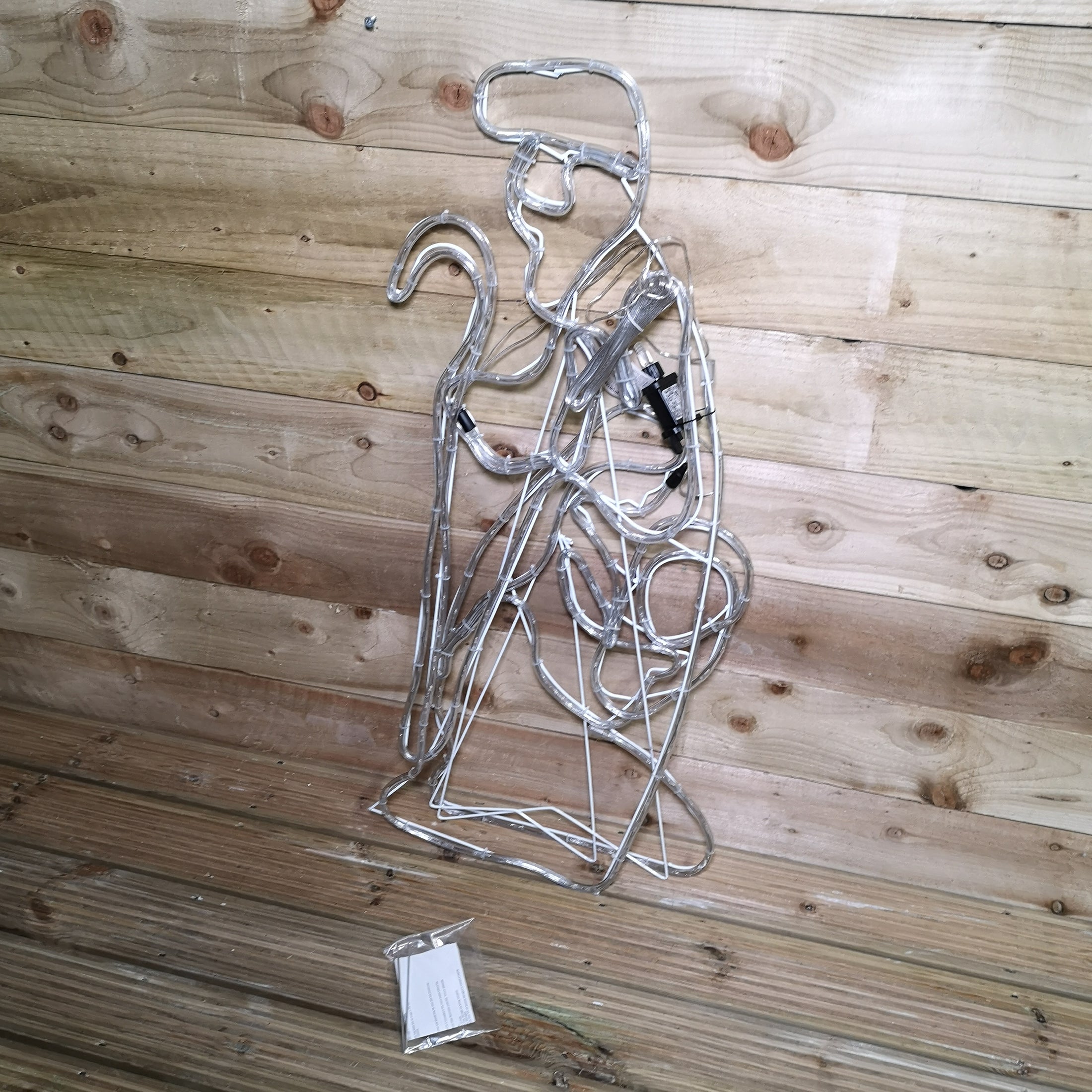1m Premier Nativity Scene Multicoloured LED Rope Light Silhouette Outd ...
