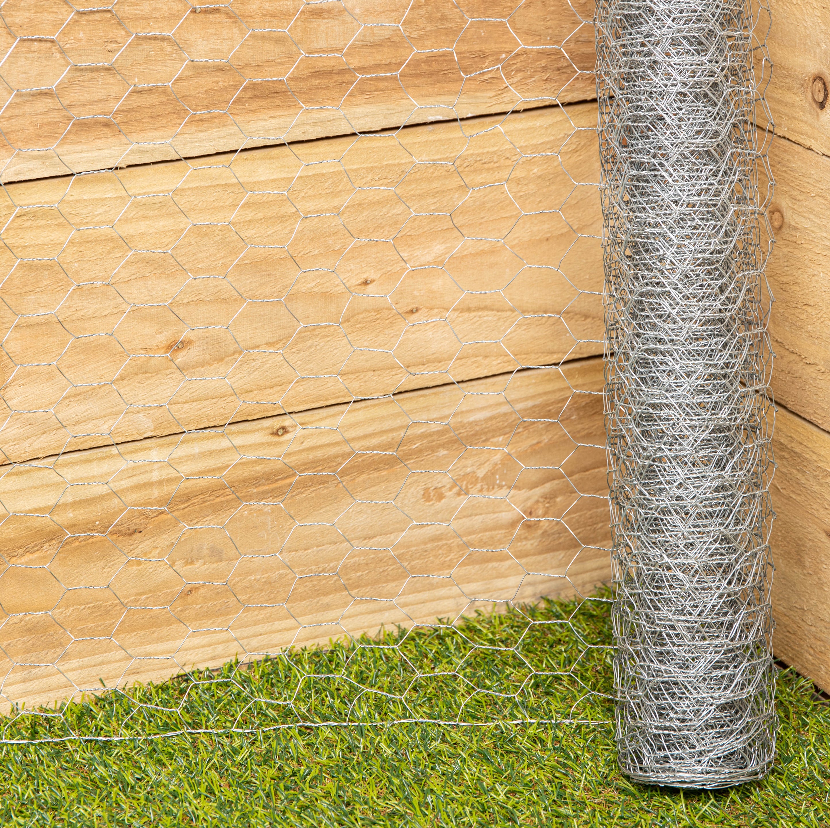 6m x 90cm Galvanised Metal Chicken Garden Wire Netting / Fencing ...