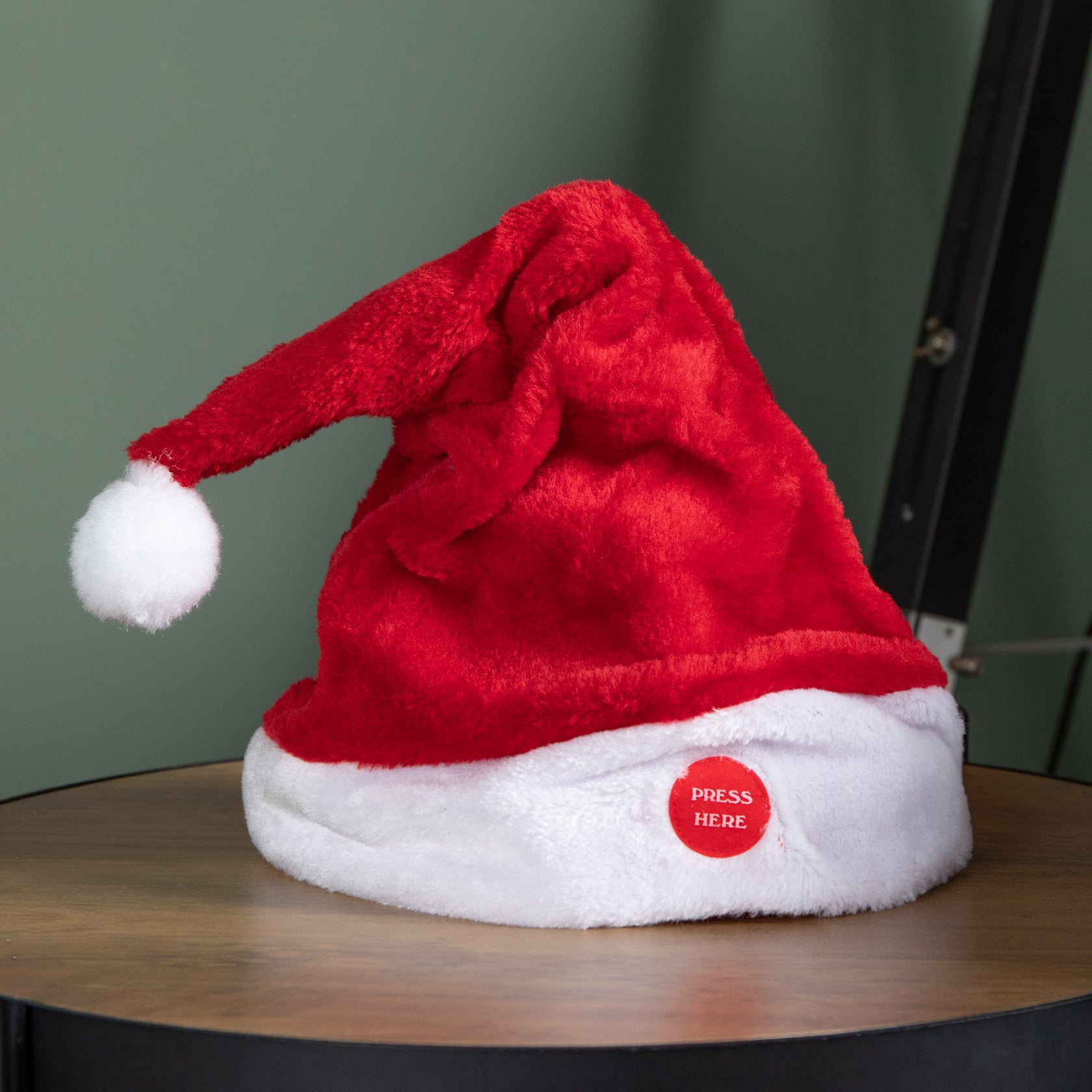 35cm Battery Powered Singing & Animated Moving Christmas Santa Hat ...