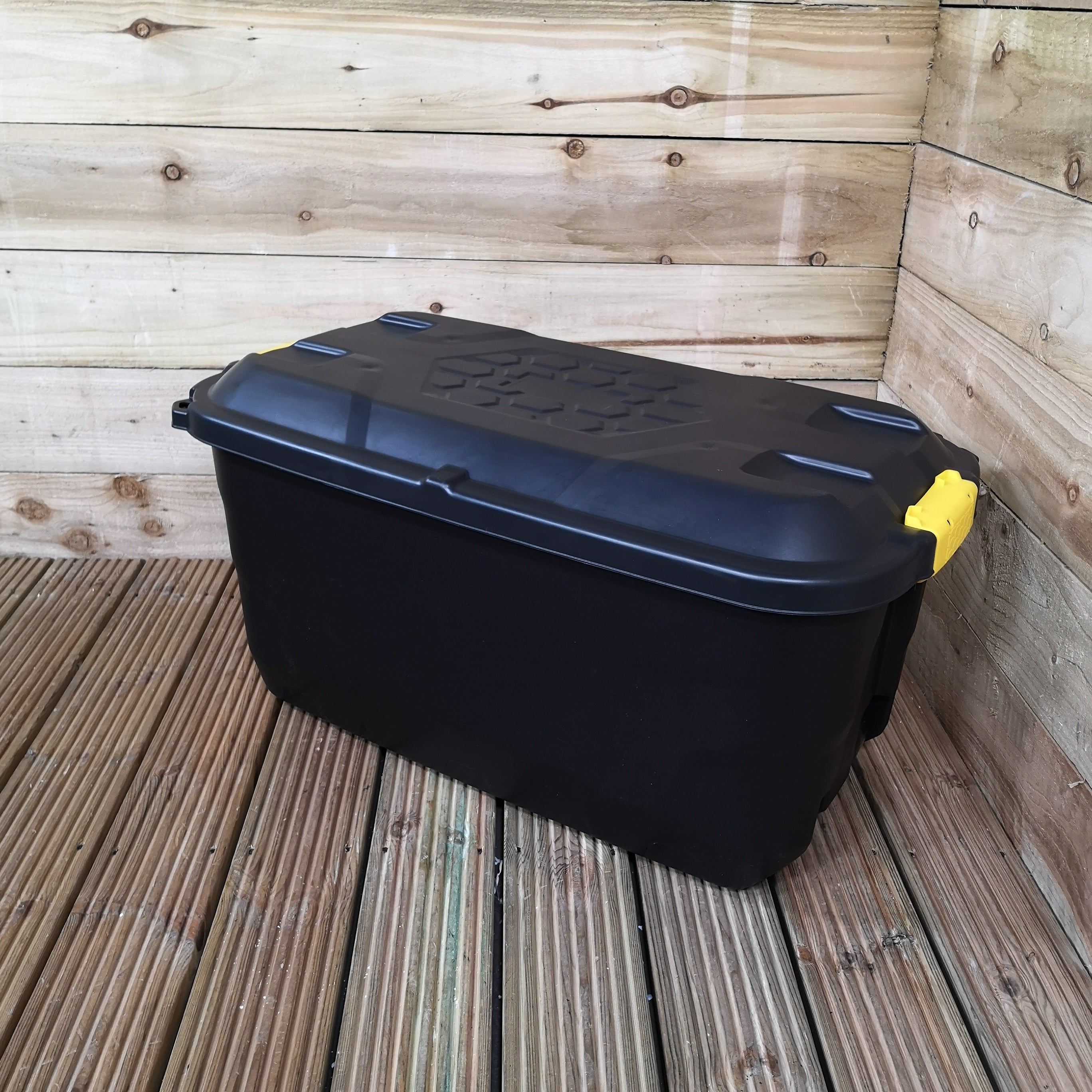 1 x 145L AND 1 x 75L Heavy Duty Trunks on Wheels Sturdy, Lockable, Sta ...