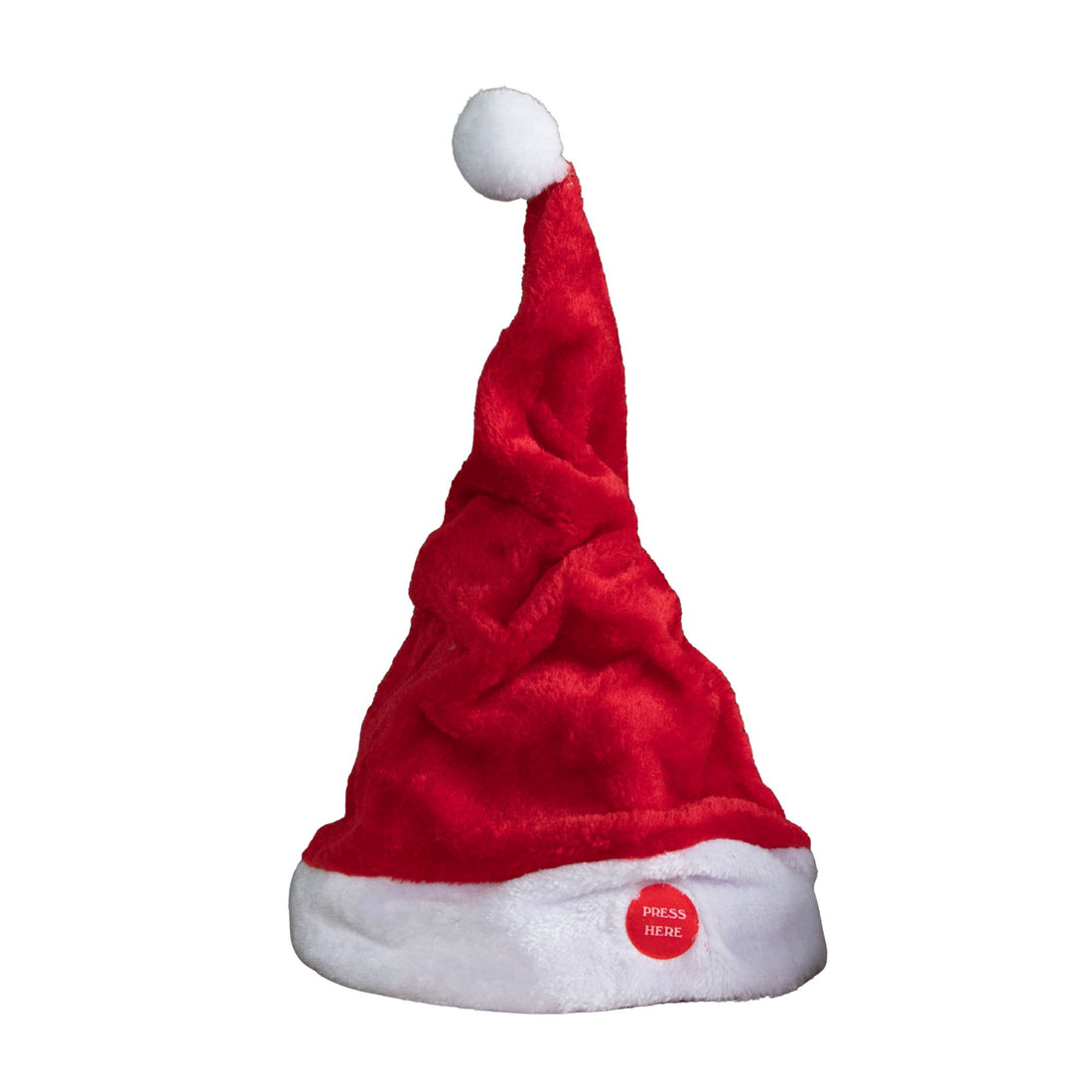 35cm Battery Powered Singing & Animated Moving Christmas Santa Hat ...