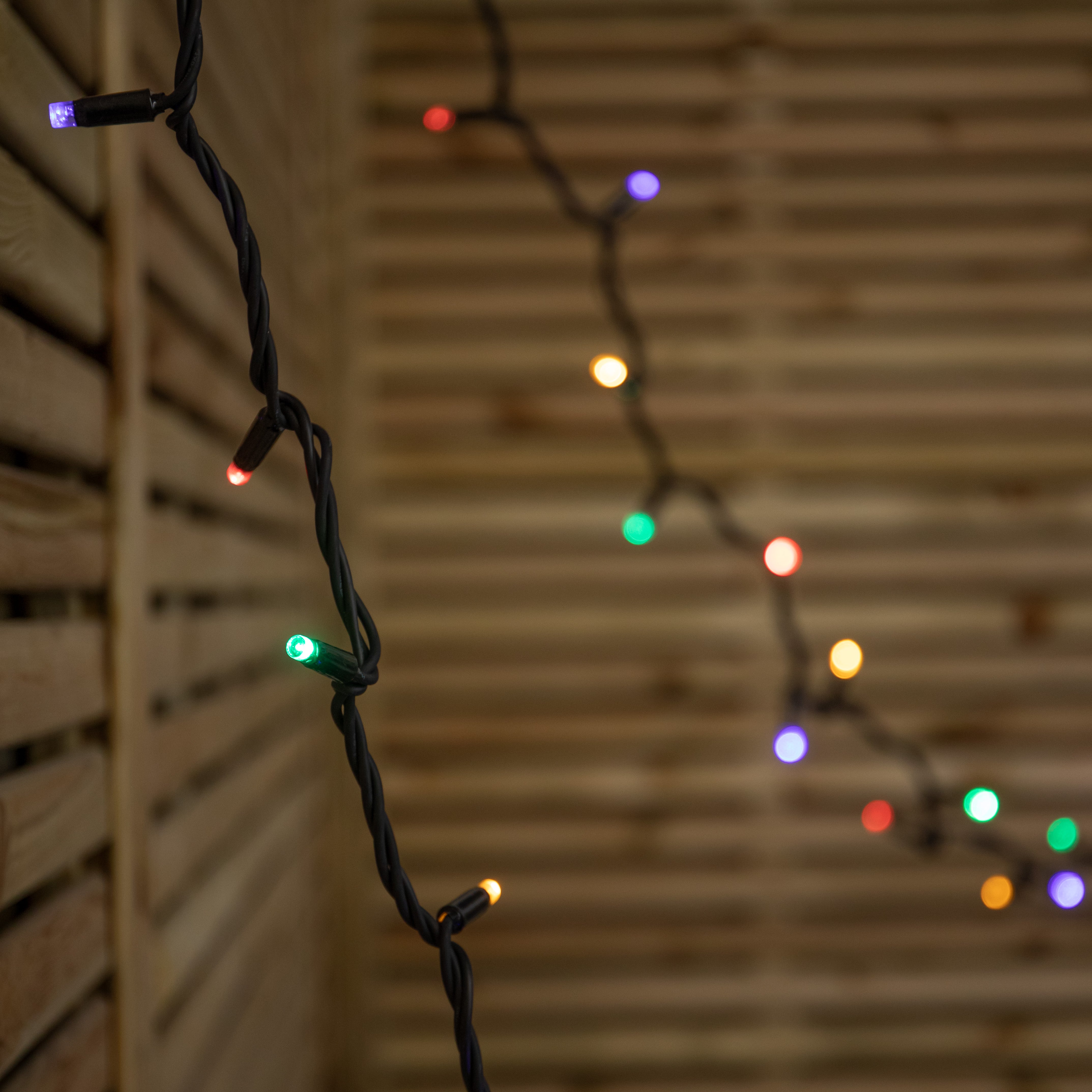 29.9m Set of 300 Connectable Max String Lights with Multi-Coloured LED ...