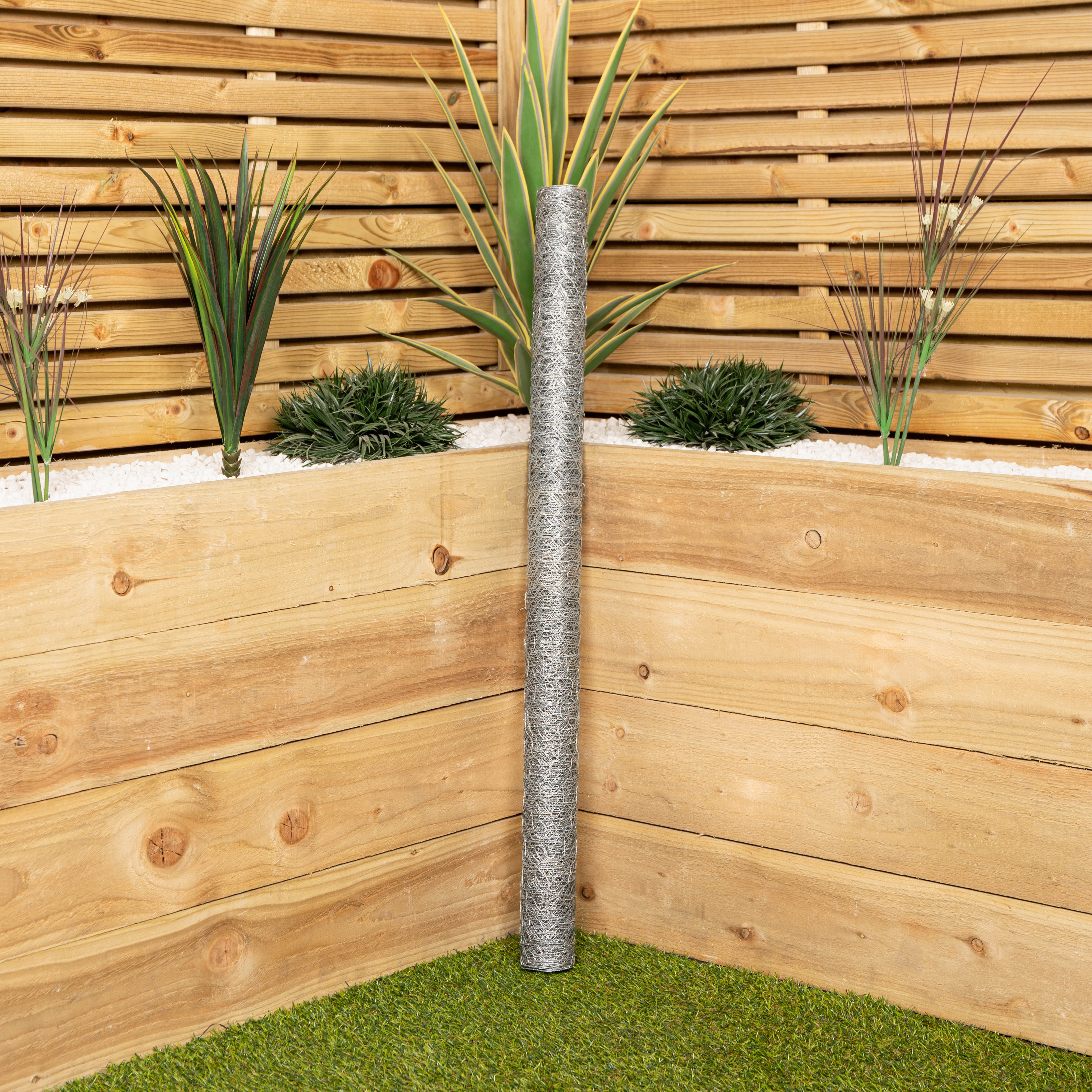 6m x 90cm Galvanised Metal Chicken Garden Wire Netting / Fencing ...