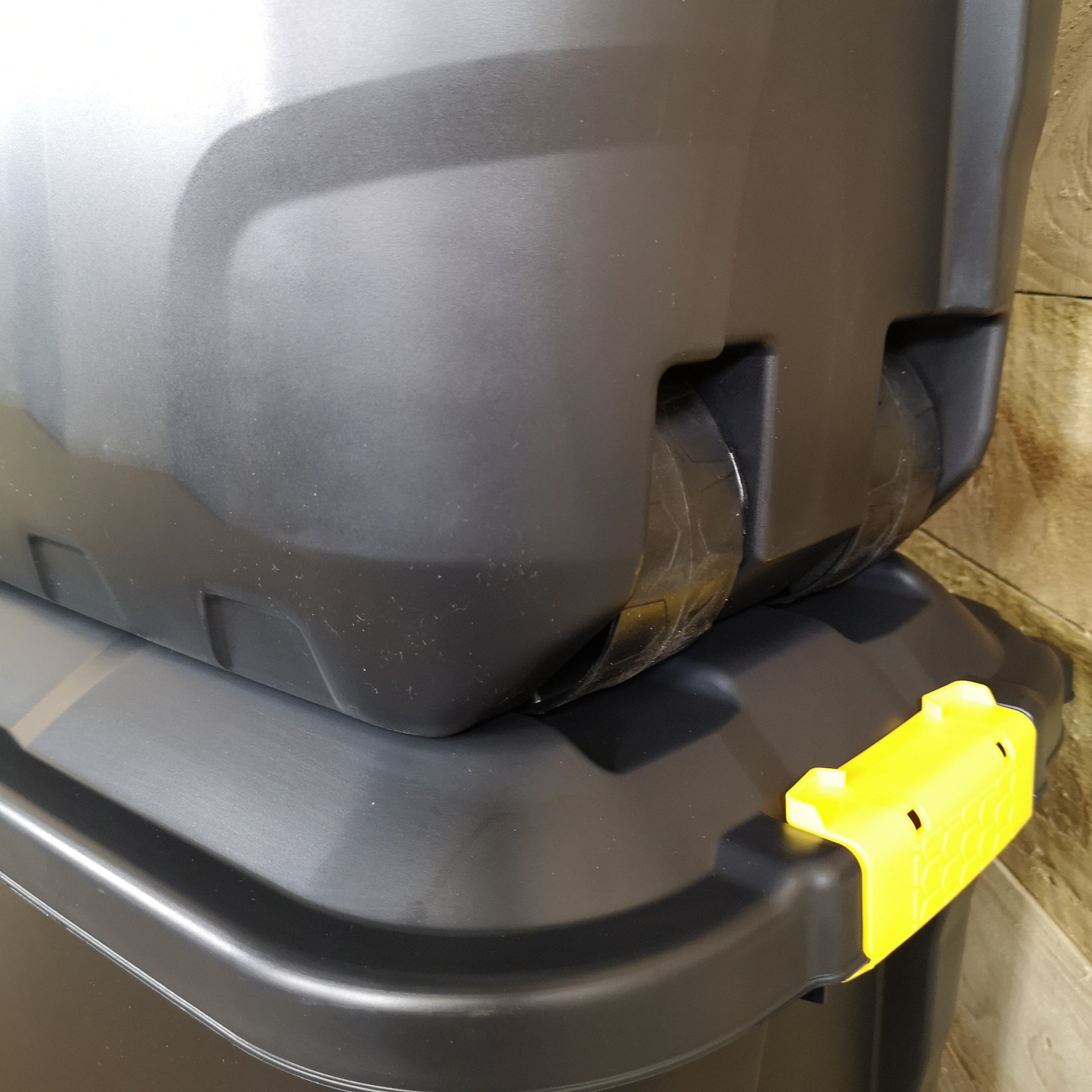 2 x 75L Heavy Duty Trunks on Wheels Sturdy, Lockable, Stackable and Ne ...